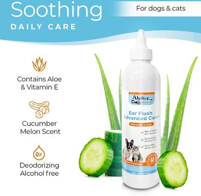 ALPHA DOG SERIES Advanced Soothing Otic Solution Dog, Cat & Small Pet ...