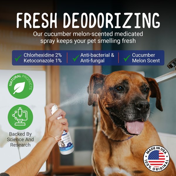 ALPHA DOG SERIES Chlorhexidine & Ketoconazole Scent Dog, Cat & Small ...