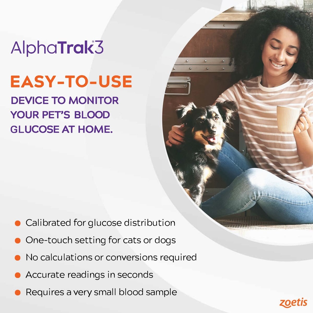ALPHATRAK 3 Blood Glucose Diabetic Monitoring Kit for Cats, Dogs ...