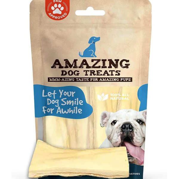 PET FACTORY CareChewz 6 to 7-inch Collagen Braids Natural Flavored Dog ...