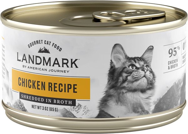 AMERICAN JOURNEY Landmark Chicken Recipe in Broth Grain-Free Canned Cat ...