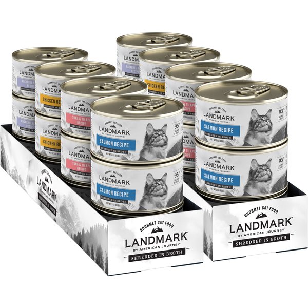 AMERICAN JOURNEY Landmark Chicken Recipe in Broth Grain-Free Canned Cat ...