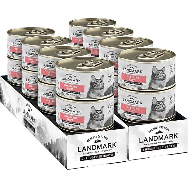 AMERICAN JOURNEY Landmark Chicken Recipe in Broth Grain-Free Canned Cat ...