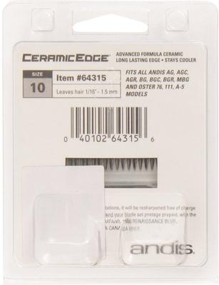 ANDIS CeramicEdge Detachable Blade, #10, 2 count - Chewy.com