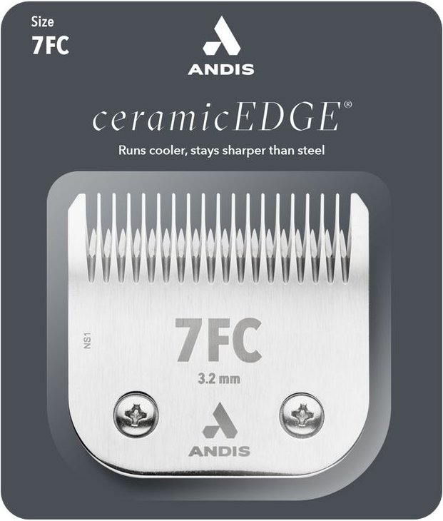 ANDIS CeramicEdge Detachable Blade, #7FC, 1/8" - 3.2mm - Chewy.com