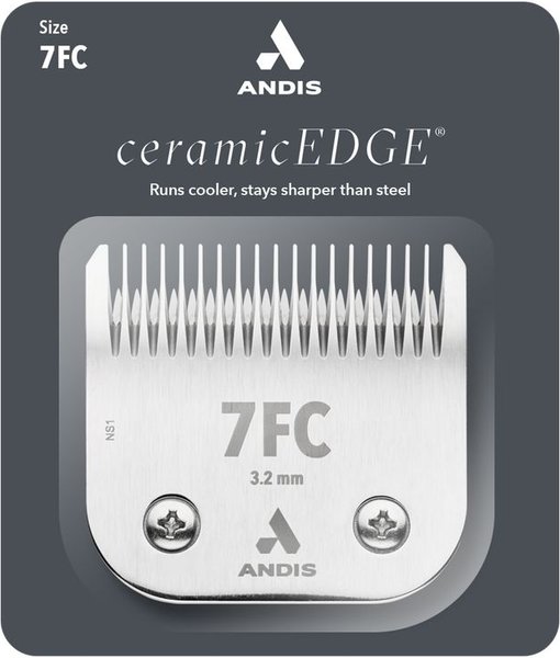ANDIS CeramicEdge Detachable Blade, #7FC, 1/8" - 3.2mm - Chewy.com
