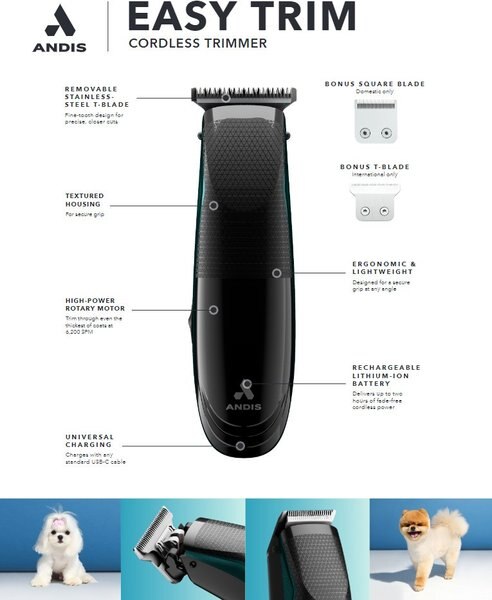ANDIS EasyTrim Cordless Trimmer Combo - Chewy.com