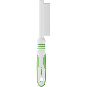 ANDIS Flea Comb Dog Grooming Tool, Green/White - Chewy.com