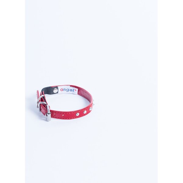 ANGEL Studded Standard Cat Collar, Red, 12 x 1/2-in - Chewy.com