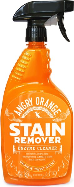 ANGRY ORANGE Bio-Enzymatic Pet Stain & Odor Eliminator Spray, 32-fl oz ...