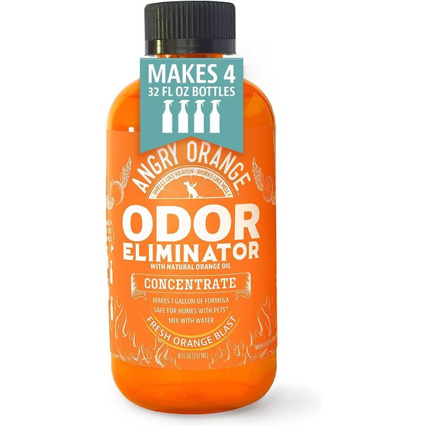 ANGRY ORANGE Pet Odor Eliminator Concentrate, 8-fl oz bottle - Chewy.com