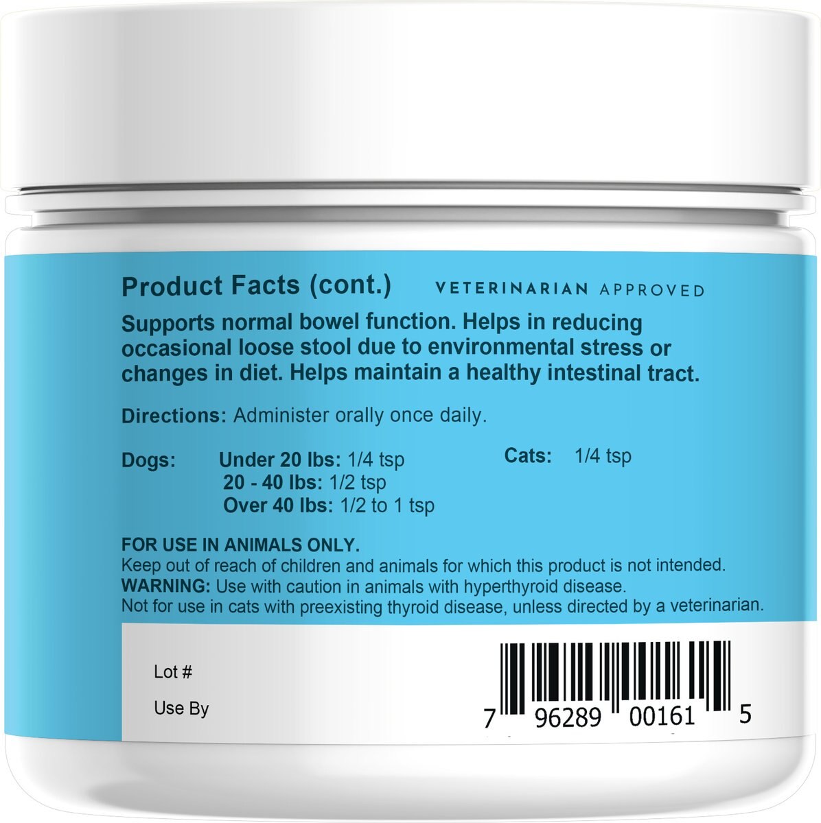 ANIMAL ESSENTIALS Colon Rescue Powder Herbal Digestive Aid Dog & Cat ...