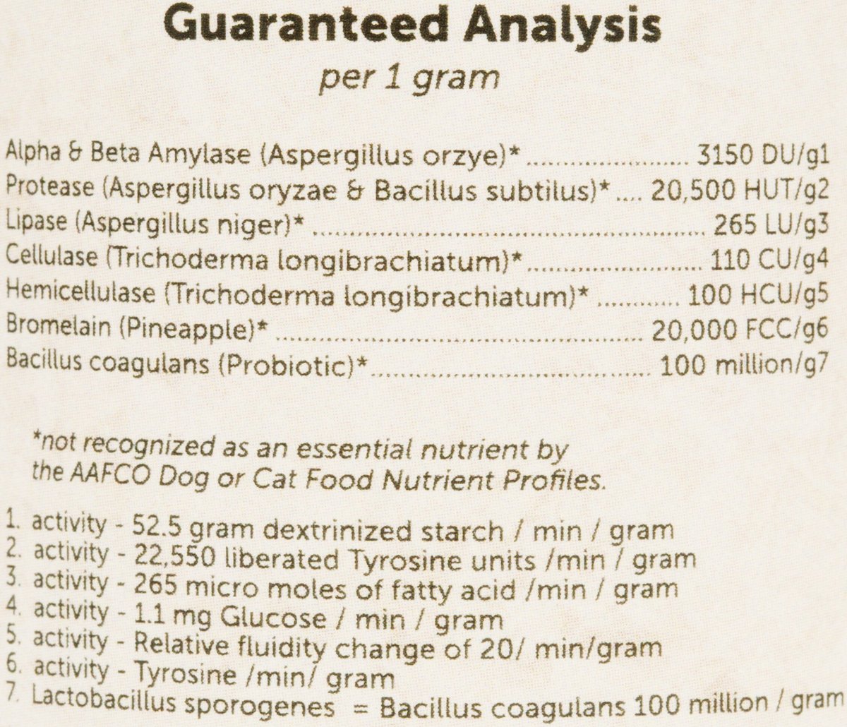 ANIMAL ESSENTIALS Plant Enzyme & Probiotics Dog & Cat Supplement, 3.5 ...