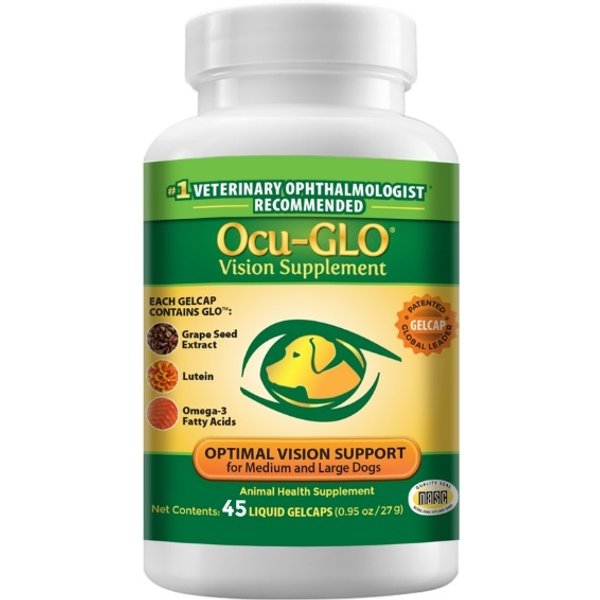 ANIMAL NECESSITY Ocu-GLO Vision Supplement for Medium & Large Dogs, 45 ...