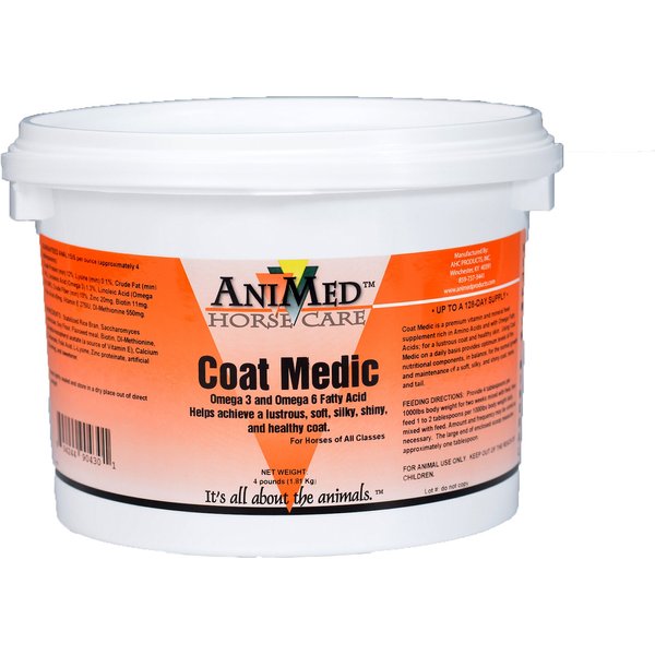 GRAND MEADOWS Grand Coat Nutritional Powder Horse Supplement, 5-lb tub ...