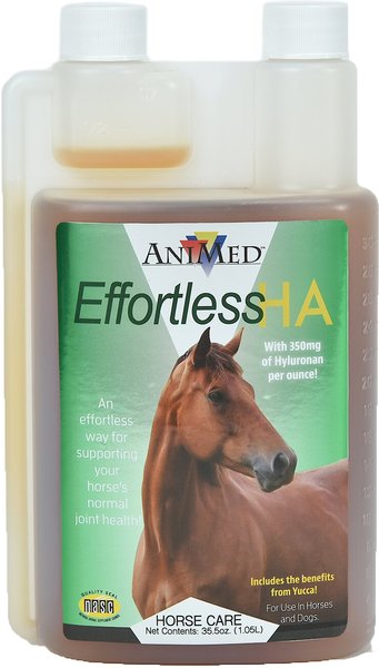 ANIMED Effortless HA Joint Support Liquid Horse Supplement, 35.5-fl oz ...