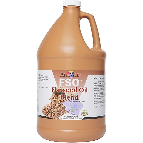 ANIMED FSO Flaxseed Oil Blend Horse Supplement, 1-gal - Chewy.com
