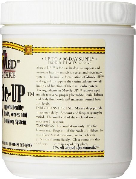ANIMED Muscle-Up Dog Supplement, 16-oz tub - Chewy.com