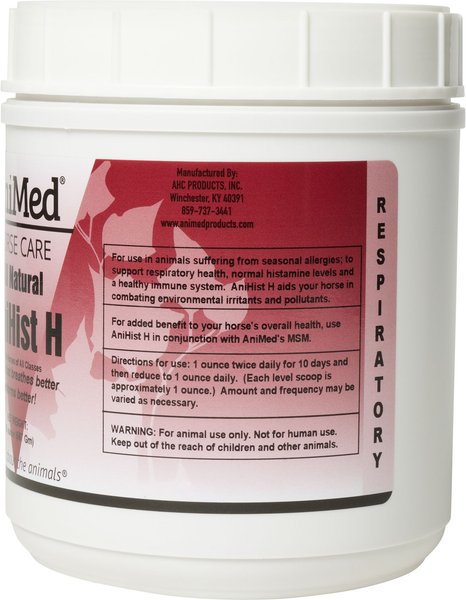 ANIMED Natural AniHist H Respiratory Health & Allergy Relief Powder ...