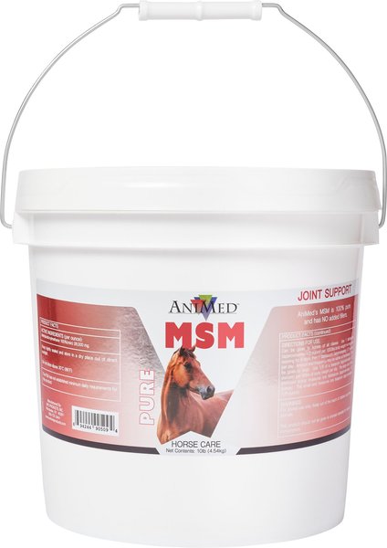 ANIMED Pure MSM Horse Supplement, 10-lb tub - Chewy.com