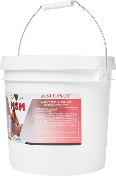 ANIMED Pure MSM Horse Supplement, 10-lb tub - Chewy.com