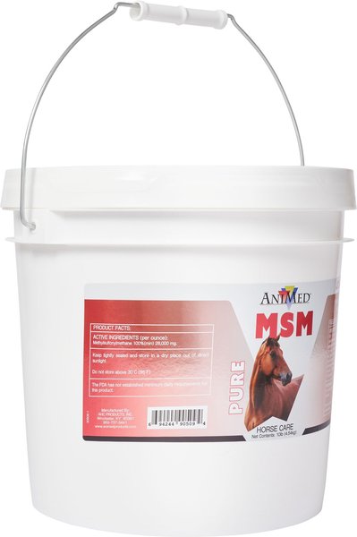 ANIMED Pure MSM Horse Supplement, 10-lb tub - Chewy.com