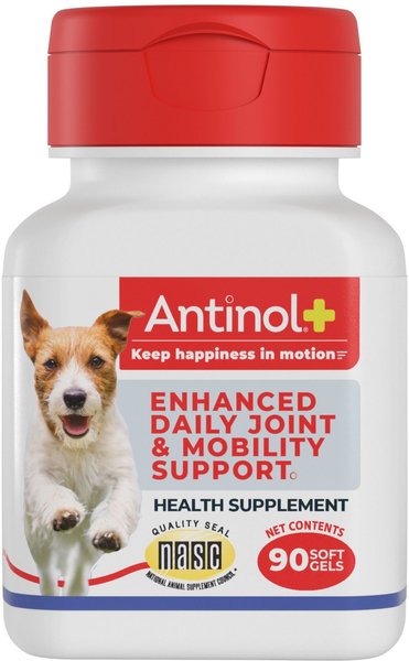 ANTINOL PLUS Softgel Joint Supplement for Dogs, 90 count - Chewy.com