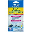 API 5 in 1 Freshwater & Saltwater Aquarium Test Strips, 4 count - Chewy.com