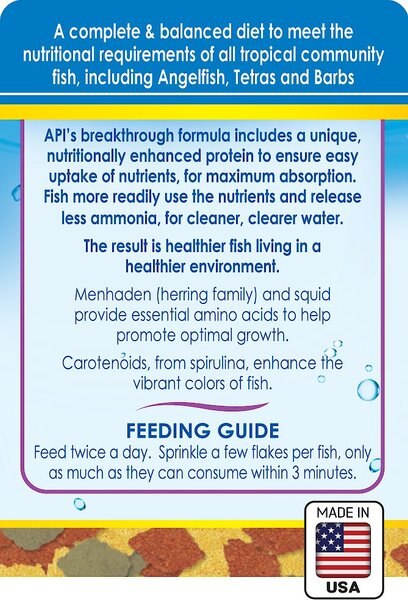 API Flakes Tropical Fish Food, 1.1-oz bottle - Chewy.com