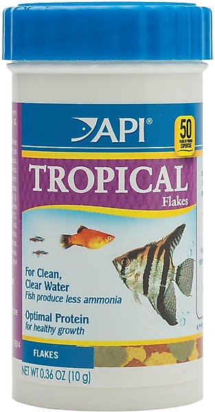 API Flakes Tropical Fish Food, .36-oz bottle - Chewy.com