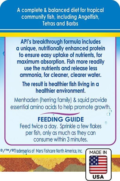 API Flakes Tropical Fish Food, .36-oz bottle - Chewy.com
