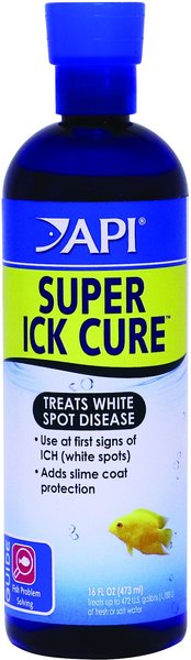 API LIQUID SUPER ICK CURE Freshwater & Saltwater Fish Medication, 16-oz ...