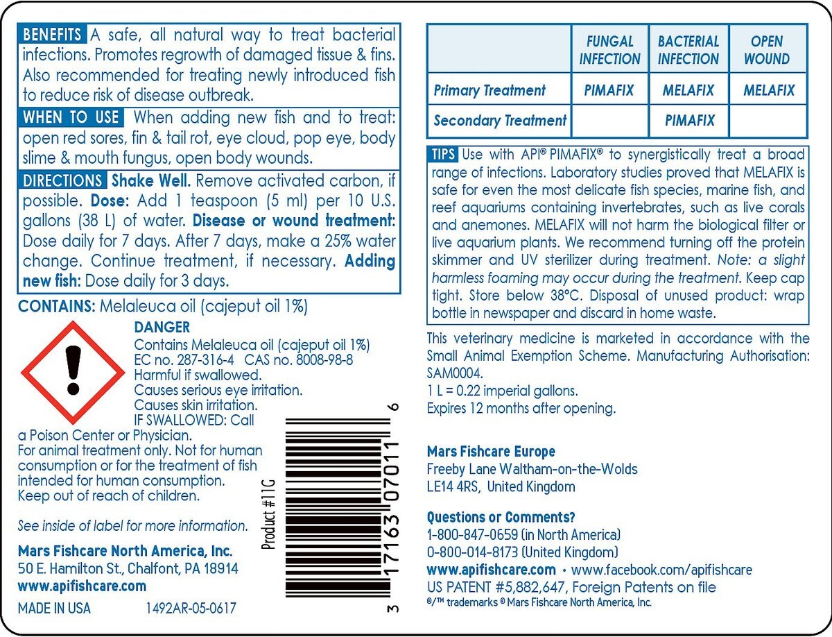 API Melafix Freshwater Fish Infection Remedy, 4-fl oz bottle - Chewy.com