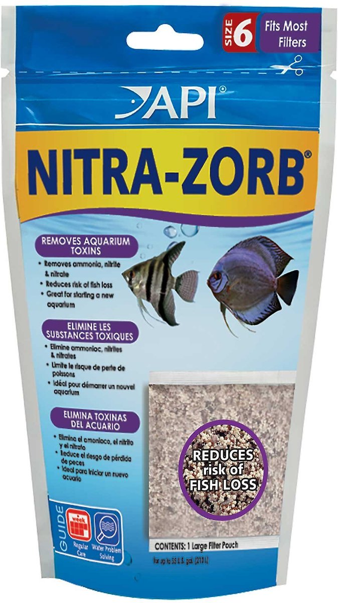 API Nitra-Zorb Aquarium Canister Filter Filtration Pouch, 2 count ...
