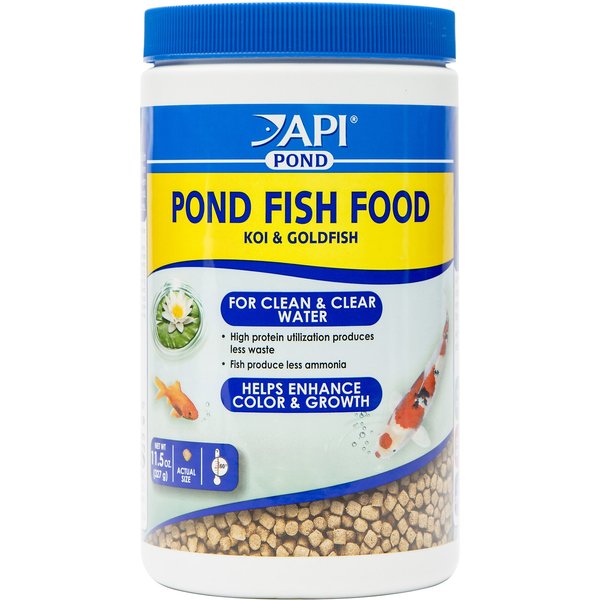 MICROBE-LIFT Pond Mini Pellets Koi & Goldfish Food, 12-oz jar - Chewy.com