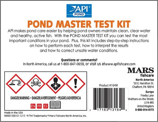 API Pond Master Test Kit, 500 count - Chewy.com