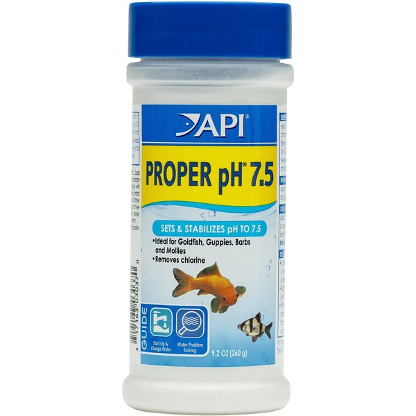API Proper pH 7.5 Aquarium Water Treatment, 9.2-oz bottle - Chewy.com