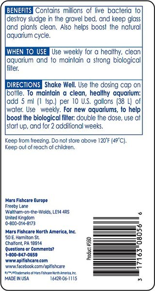 API Stress Zyme Freshwater & Saltwater Aquarium Water Cleaner, 8-fl oz ...