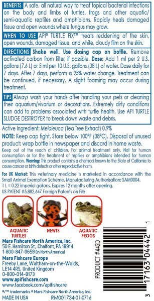 API Turtle Fix Antibacterial Treatment, 8-fl oz bottle - Chewy.com