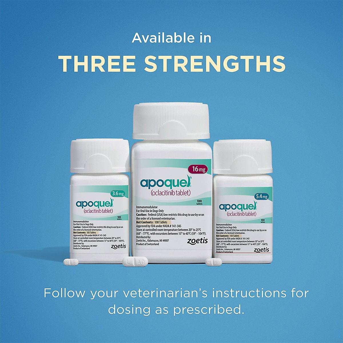 APOQUEL (oclacitinib) Tablets for Dogs, 5.4-mg - Easy Refills | Chewy Rx