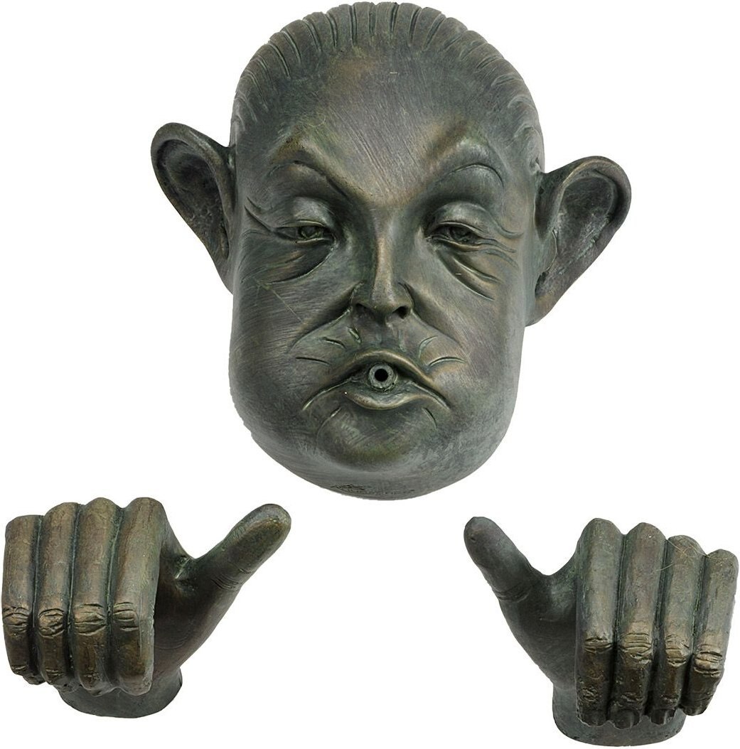 AQUASCAPE Man In Barrel Spitter Fish Aquarium Ornament - Chewy.com