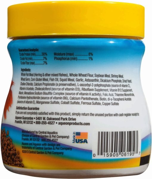 AQUEON Color Enhancing Betta Fish Food, 0.95-oz bottle - Chewy.com