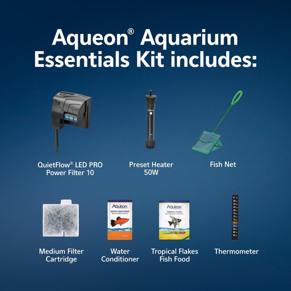 AQUEON Fish Aquarium Essentials Kit, 20-gal - Chewy.com