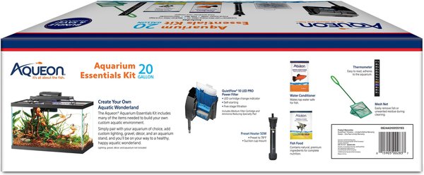 AQUEON Fish Aquarium Essentials Kit, 20-gal - Chewy.com