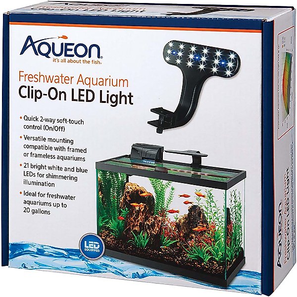 AQUEON Planted Aquarium Clip-On LED Light - Chewy.com