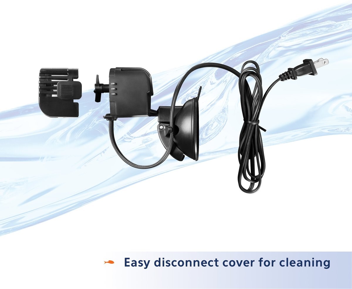 AQUEON Freshwater & Saltwater Circulation Aquarium Pump, 500 GPH ...