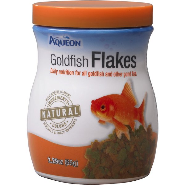 AQUEON Goldfish Granule Fish Food, 3-oz jar - Chewy.com