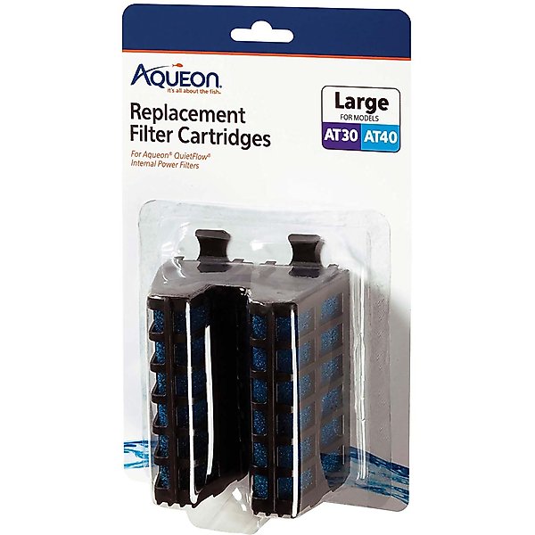 AQUEON Large Internal Filter Replacement Cartridge, 2 count - Chewy.com