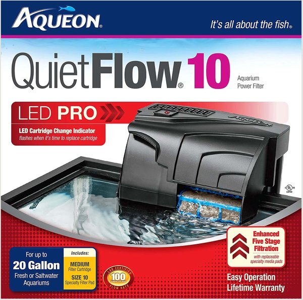 Out of Stock - AQUEON LED Fish Aquarium Starter Kit, 10-gal - Chewy.com