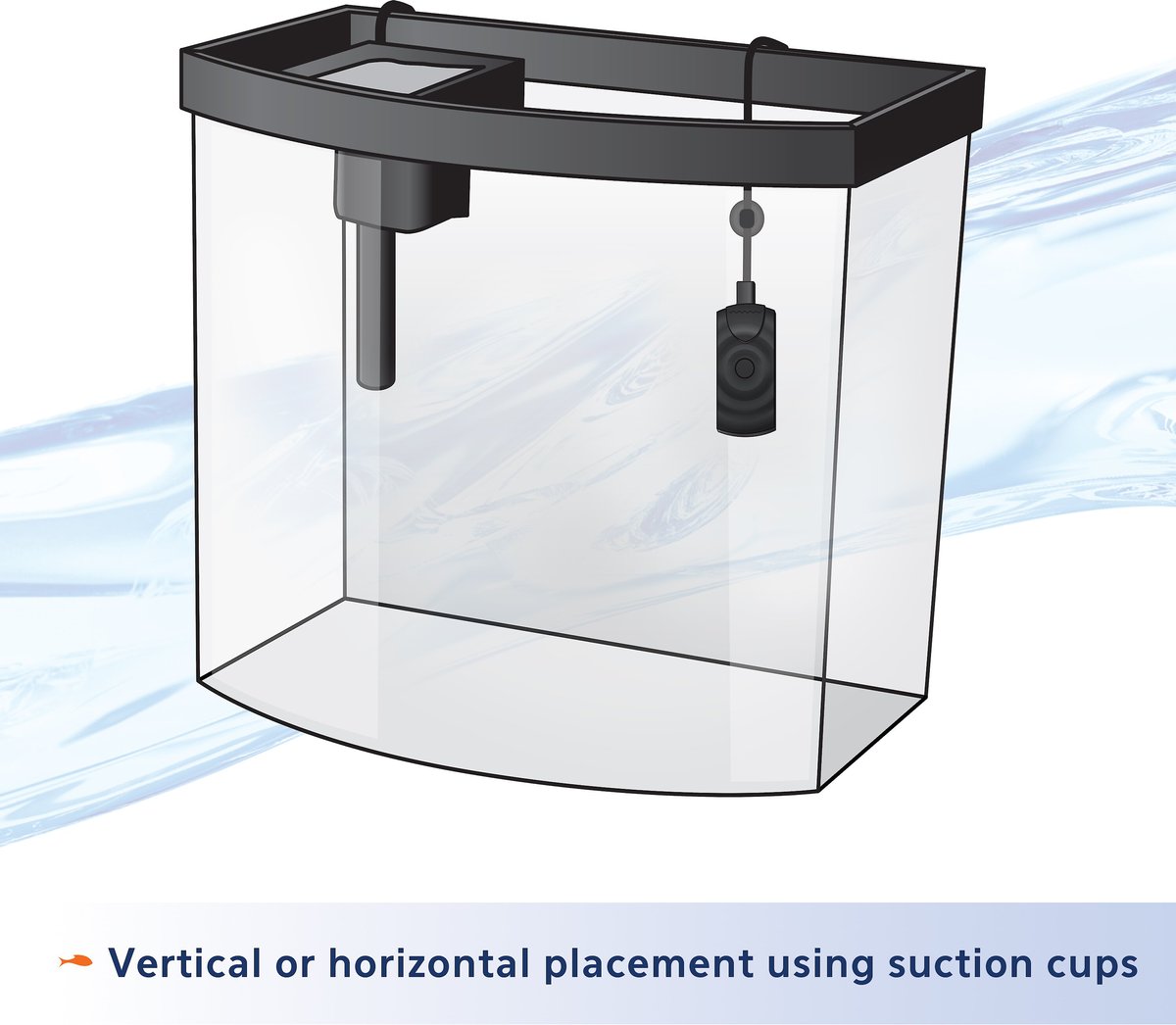 AQUEON Mini Aquarium Heater, 2-gal, 5 watt - Chewy.com